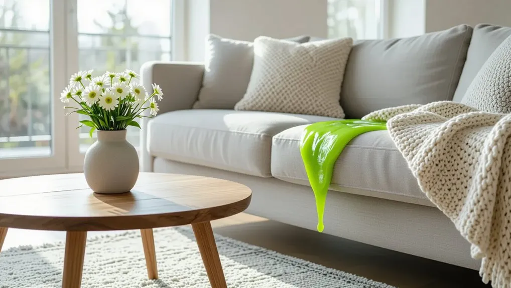 How to Get Slime Out of Couch Without Damage - Best Living Furniture