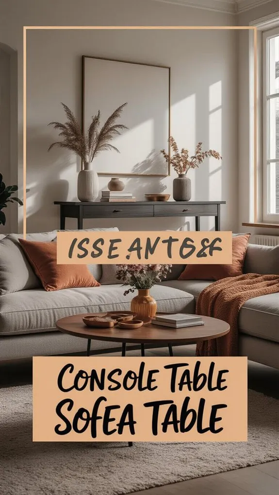 Console Table Vs Sofa Table: Which One Do You Need? - Best Living Furniture