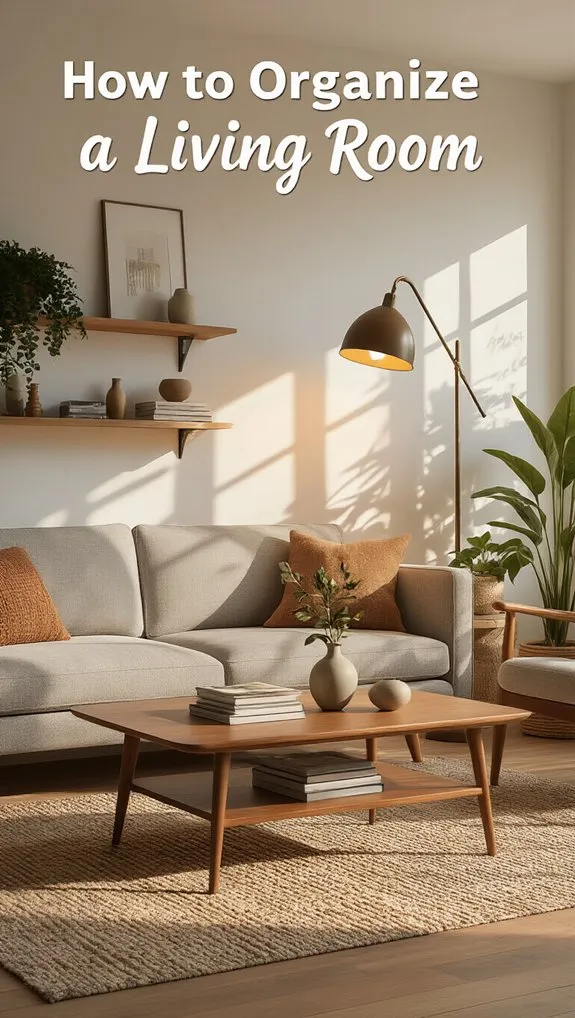 How to Organize a Living Room: Layout, Storage & Style