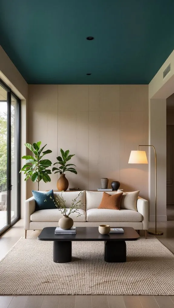 12 Best Living Room Ceiling Paint Colors to Try Now - Best Living Furniture
